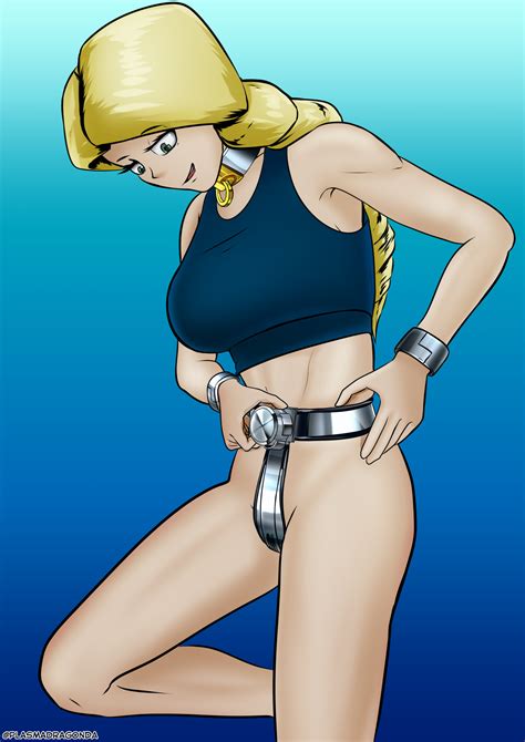 Rule 34 Blonde Hair Bracelet Chastity Chastity Belt Chastity Device
