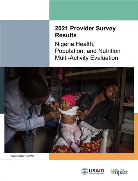 2021 Provider Survey Results Nigeria Health Population And Nutrition Multi Activity