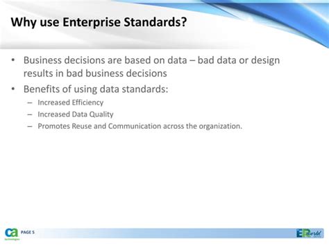 Creating Enterprise Standards 09302010 Ppt