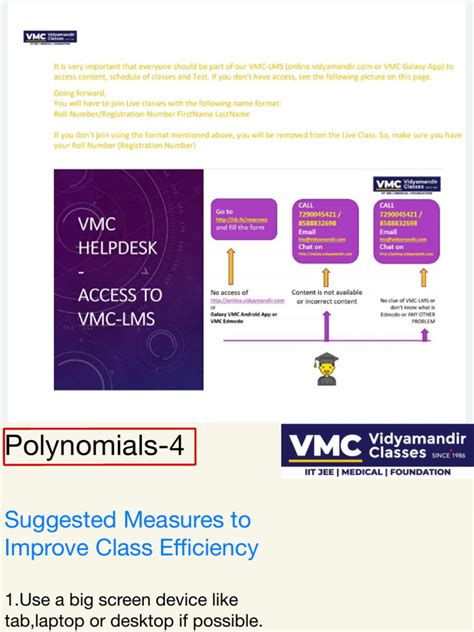 Polynomials Live Class 4 Teacher Notes Pdf Polynomial Computational Science