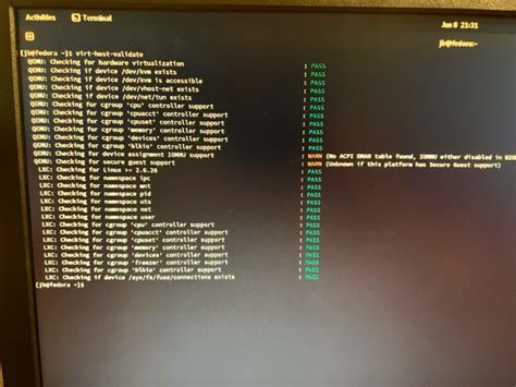 Kvm Virtualization Error Starting Domain Unsupported Configuration Host Doesnt Support
