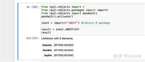 在python中使用r｜rpy2 知乎