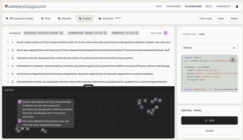 Selecting Embedding Models