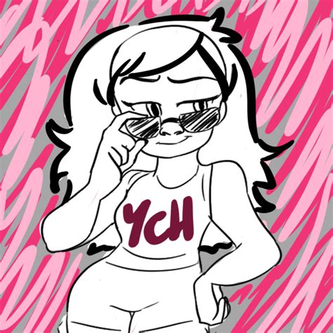 Ych Girl With Glasses Ychcommishes