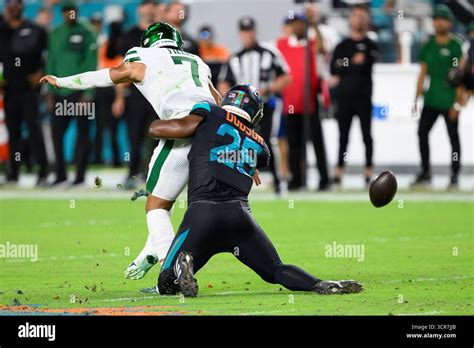 Miami Dolphins Linebacker Tyrel Dodson 25 Forces New York Jets