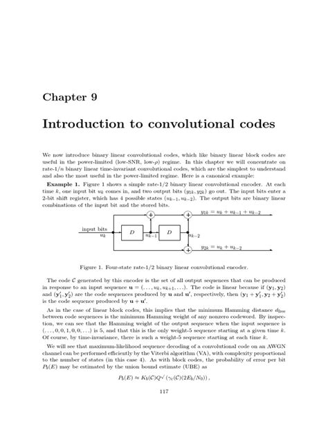 To Convolutional Codes Example Pdf Power Series Algebra