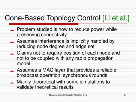 Ppt Cpsc Discrete Algorithms For Mobile And Wireless Systems