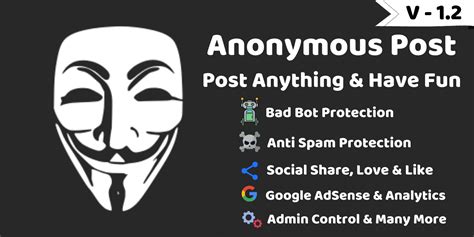 Anonymous Post Php Script By Moneymaker Codester