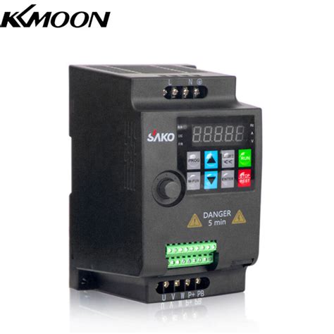 Kkmoon Single Phase Ac220v Vector Inverter Vfd Variable Frequency