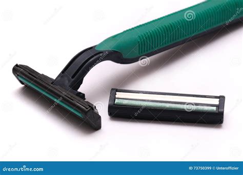 Disposable Safety Razor Close Up Single Use Close Up Plastic Sharp Stock Image Cartoondealer
