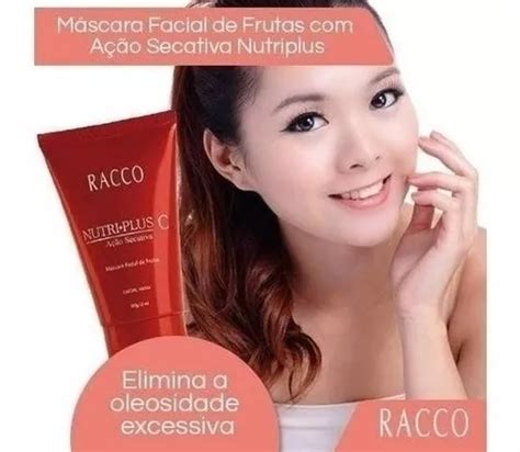 Máscara Facial Frutas Vermelhas Nutriplus Vitamina C Racco Parcelamento Sem Juros