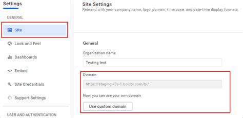 Setting Up Custom Vanity Domain In Cloud Bold Bi Documentation