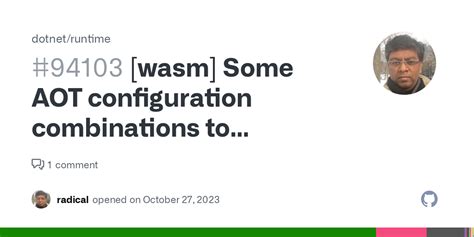 Wasm Some AOT Configuration Combinations To Disallow Issue 94103