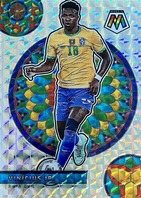 Vinicius Jr 2021 Mosaic Road To Fifa World Cup 24 Stained Glass Ssp