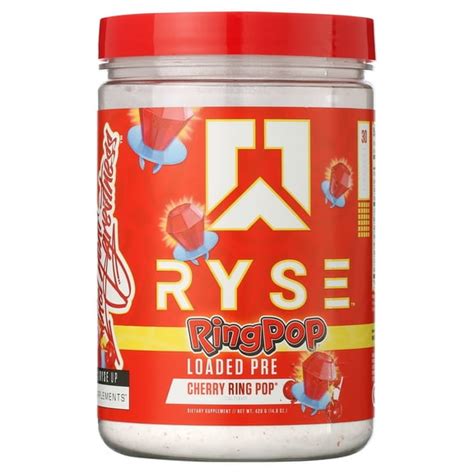 Ryse Supplements Godzilla Pre Workout Muscle Powder 40 Servings For