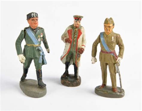 Elastolin Mussolini Franco Hindenburg Auctions And Price Archive