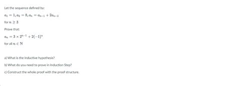 solved let the sequence defined by a1 1 a2 8 an an−1 2an−2