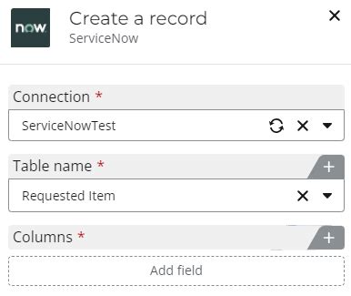ServiceNow Connector How To Structure The Input Community