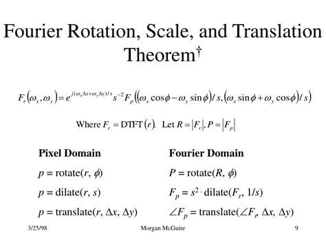 ppt an image registration technique for recovering rotation scale