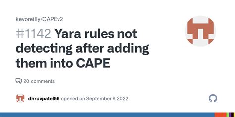 Yara Rules Not Detecting After Adding Them Into Cape · Issue 1142