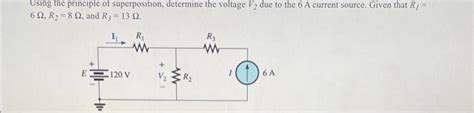 Solved Using The Principle Of Superposition Determine The Chegg