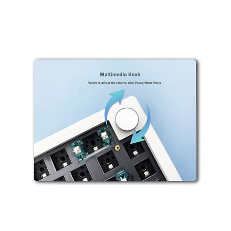 Gmk67 Customization Mechanical Keyboard Mute Switch Kit Support Hot Swappable Rgb Backlight