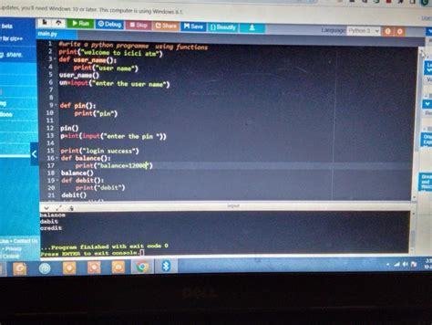 Task26 Atm Programme Using Function Task27 Write A Calculator Program