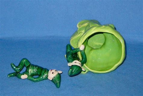2 Treasure Craft Pixie Elf Sprites And Planter California Pottery