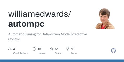 github williamedwards autompc automatic tuning for data driven model predictive control