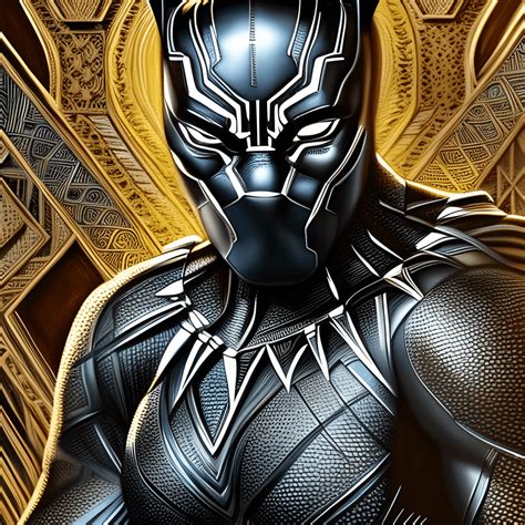 Black Panther Drawing Art