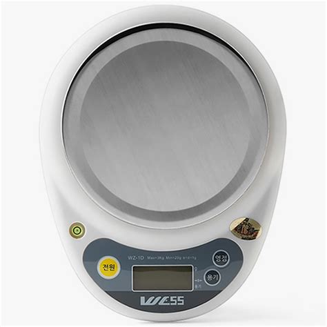 카페뮤제오 웨스 디지털 주방 전자저울 Wz1d