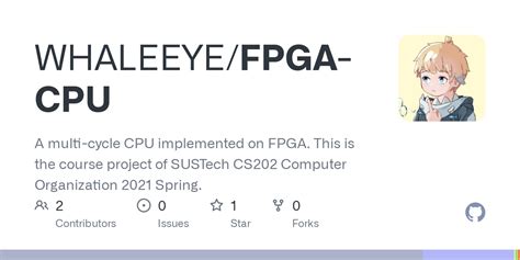 github whaleeye fpga cpu a multi cycle cpu implemented on fpga this