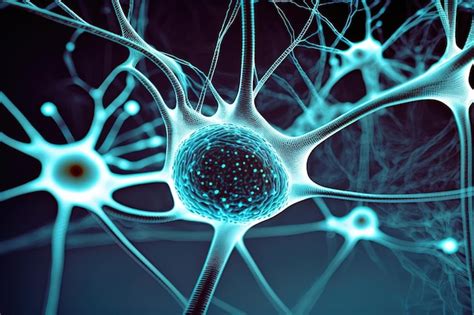 Premium Ai Image A Visualization Of Neural Connections In The Brain The Image May Show A