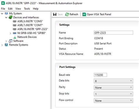 Solved Ni Visa Has A Bug In Configuration Retrieval For Serial Port