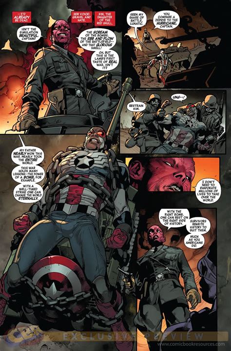 Comics Captain America Battles The Daughter Of Red Skull In This