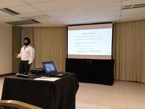 Taranjit Singh On Linkedin Presenting At The 9th Ifac Symposium On
