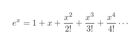 Graphicmaths Maclaurin Series Of The Exponential Function