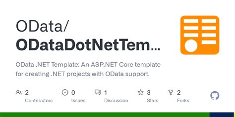 Github Odata Odatadotnettemplate Odata Net Template An Asp Net