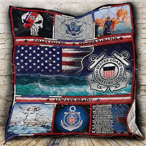 Always Ready U S Coast Guard Quilt Ps560 Quilt Dreamrooma