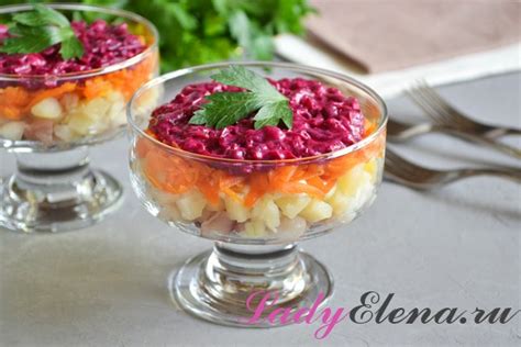 Слои Селедки под шубой три варианта классический без яиц с яблоками