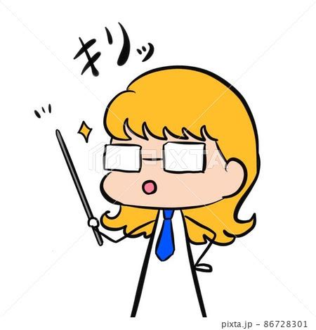 何かを教える人のイラスト素材 86728301 PIXTA