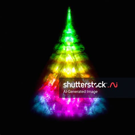 Eq Visualizer Morphing Into Glimmering Christmas Ai Generated Image