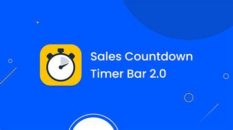 Sales Countdown Timer Bar 2 0 Instantly Add A Sales Countdown Timer