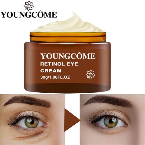 Youngcome 레티놀 아이 크림 다크 서클 페이드 미세 라인 제거 아이 백 주름 개선 안티 에이징 퍼밍 브라이트닝 스킨