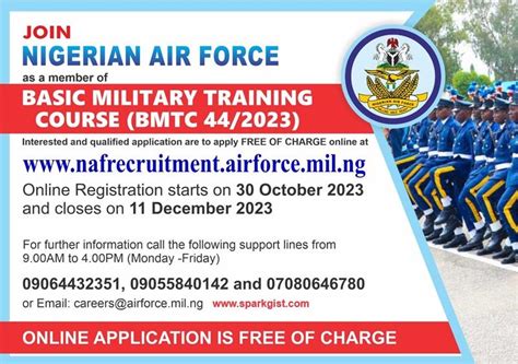 How To Apply For Naf Recruitment 20232024 Bmtc Airmenairwomen