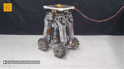 Wevolver On Linkedin Agile Omnidirectional Mobile Robot With Gravity Compensated Wheel Leg