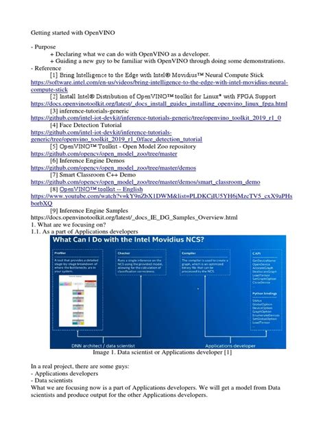 Getting Started With Openvino Pdf Deep Learning Computer Science