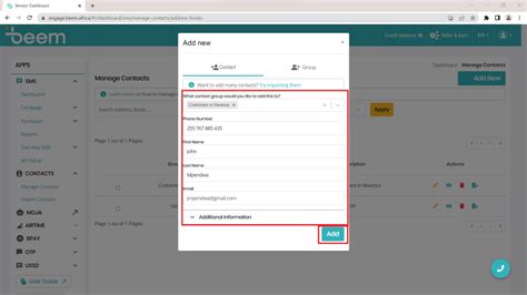 How To Add Contact S In A Contacts Group Beem