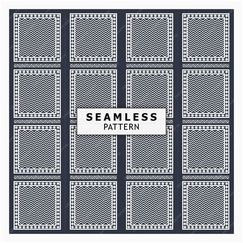 Premium Vector Geometrical Seamless Pattern Template