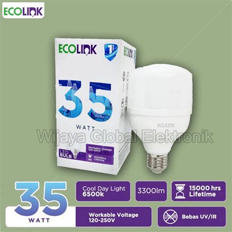 Jual Lampu Bohlam Led Kapsul Ecolink 35w Lebih Terang Garansi Resmi 1 Tahun Shopee Indonesia